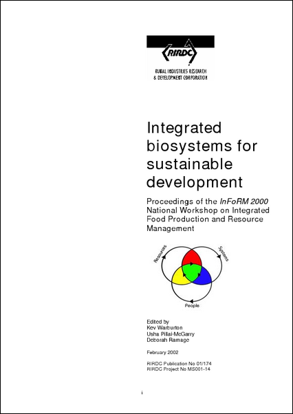 Integrated biosystems for sustainable development | AgriFutures Australia