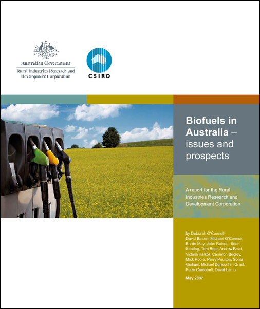 Biofuels in Australia: Current Issues and Prospects | AgriFutures Australia