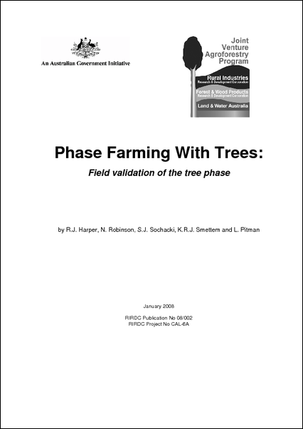 Phase Faming with Trees – Field validation of the tree phase ...