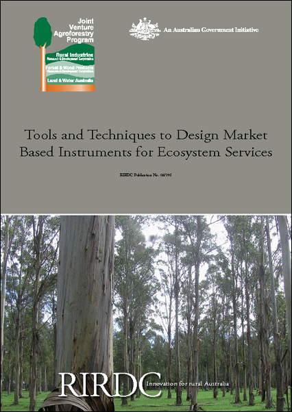 Tools and Techniques to Design Market Based Instruments for Ecosystem ...