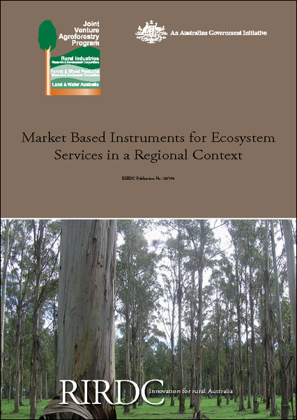 Market Based Instruments for Ecosystem Services in a Regional Context ...