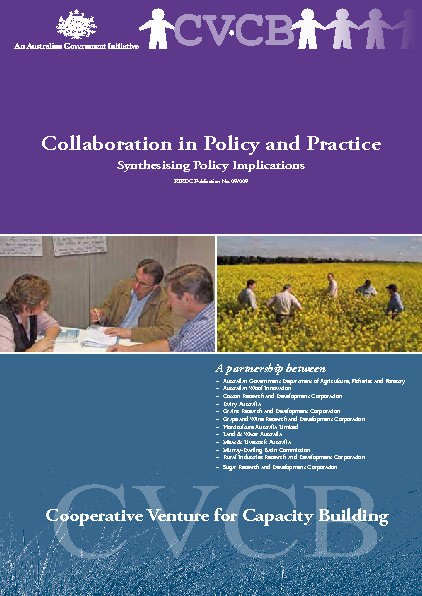 Collaboration in Policy and Practice | AgriFutures Australia