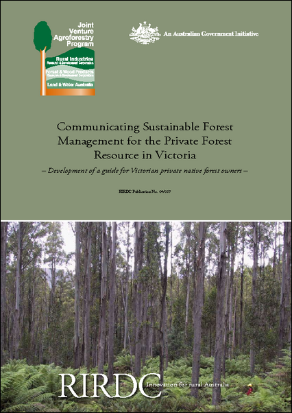 Communicating sustainable forest management for the private forest ...