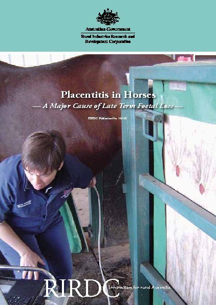 Placentitis: A major cause of late term foetal loss | AgriFutures Australia