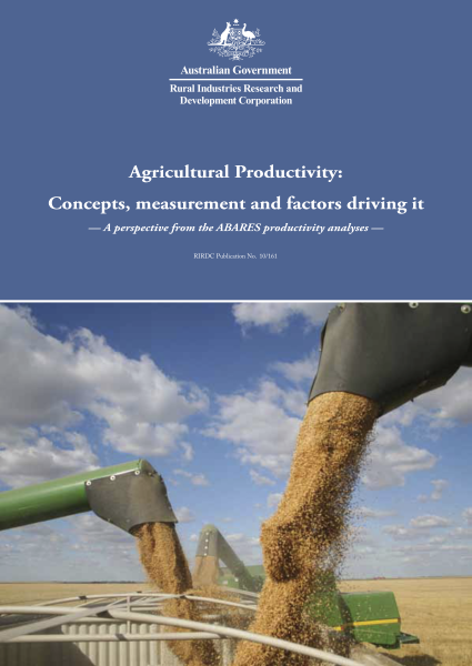 Agricultural Productivity: Concepts, Measurement and Factors Driving It ...