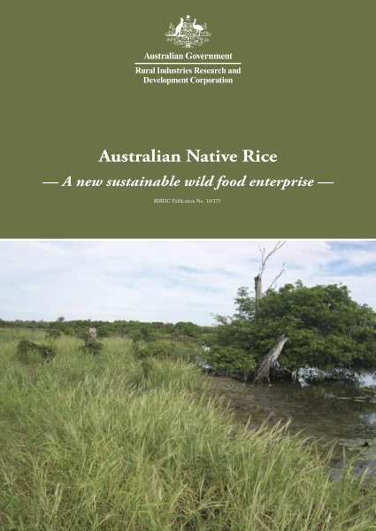 Australian Native Rice: A sustainable wild food enterprise ...