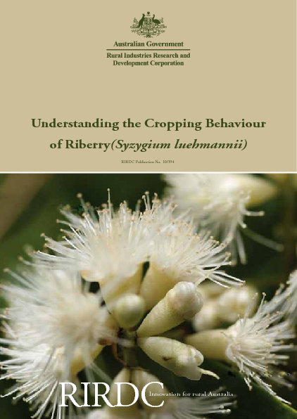 Understanding the Cropping Behaviour of Riberry (Syzygium leuhnmannii ...