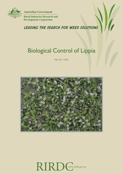 Biological Control of Lippia | AgriFutures Australia