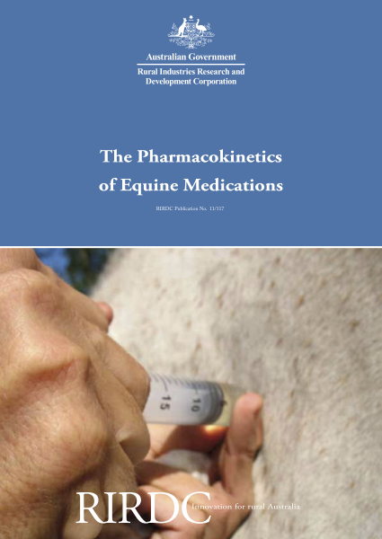 The Pharmacokinetics of Equine Medications | AgriFutures Australia