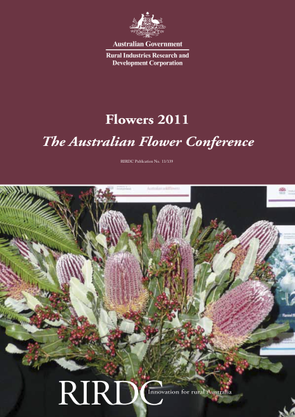 Flowers 2011 – The Australian Flower Conference | AgriFutures Australia