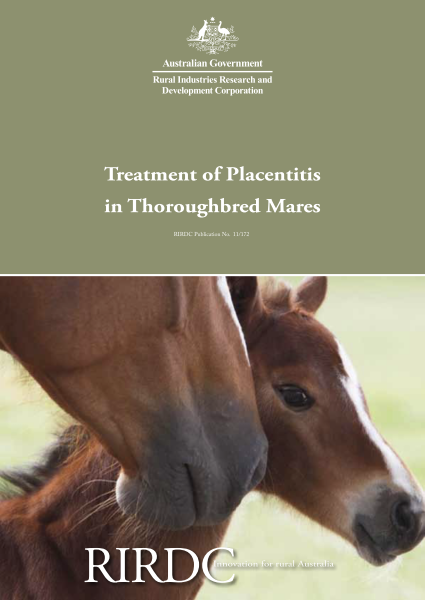 Treatment of Placentitis in Thoroughbred Mares | AgriFutures Australia