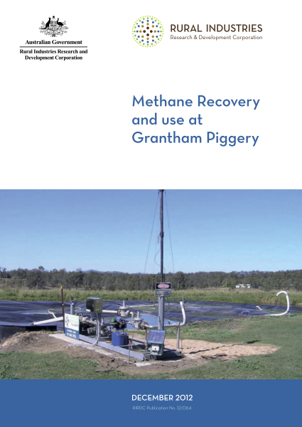 Methane Recovery and use at Grantham Piggery | AgriFutures Australia