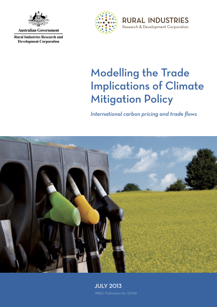 Modelling the Trade Implications of Climate Mitigation Policy ...