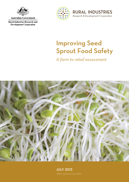Improving Seed Sprout Food Safety: A farm to retail assessment ...