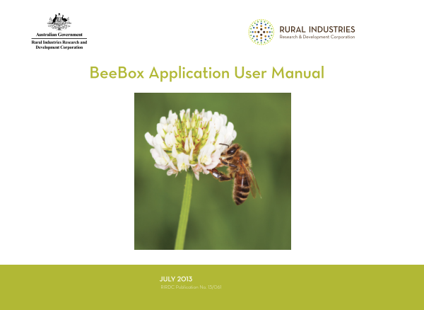 BeeBox Application User Manual | AgriFutures Australia