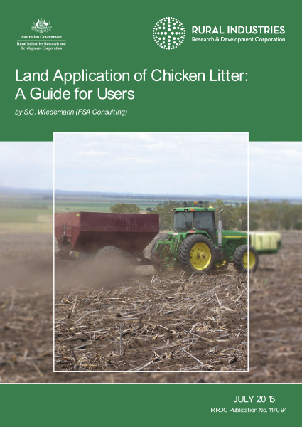 Land Application of Chicken Litter: A Guide for Users | AgriFutures ...