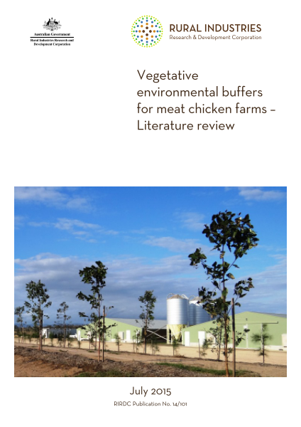 Vegetative environmental buffers for meat chicken farms | AgriFutures ...