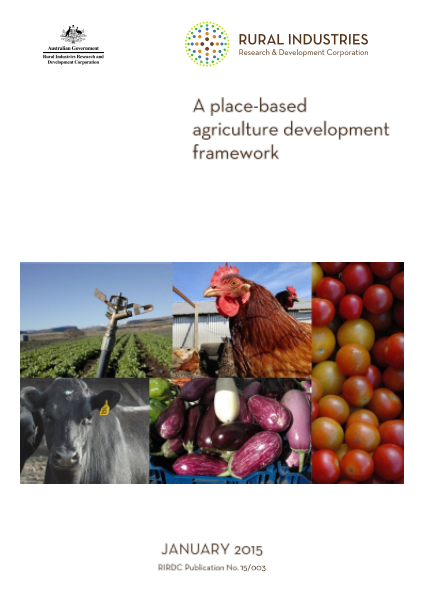 A place-based agriculture development framework | AgriFutures Australia