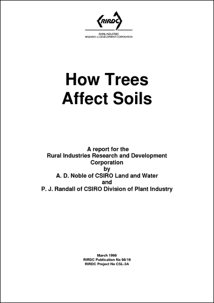How Trees Affect Soils | AgriFutures Australia