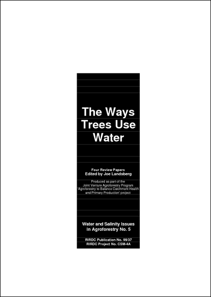 The ways trees use water | AgriFutures Australia