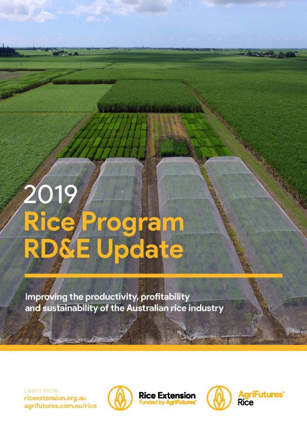 2019 Rice Program RD&E Update | AgriFutures Australia