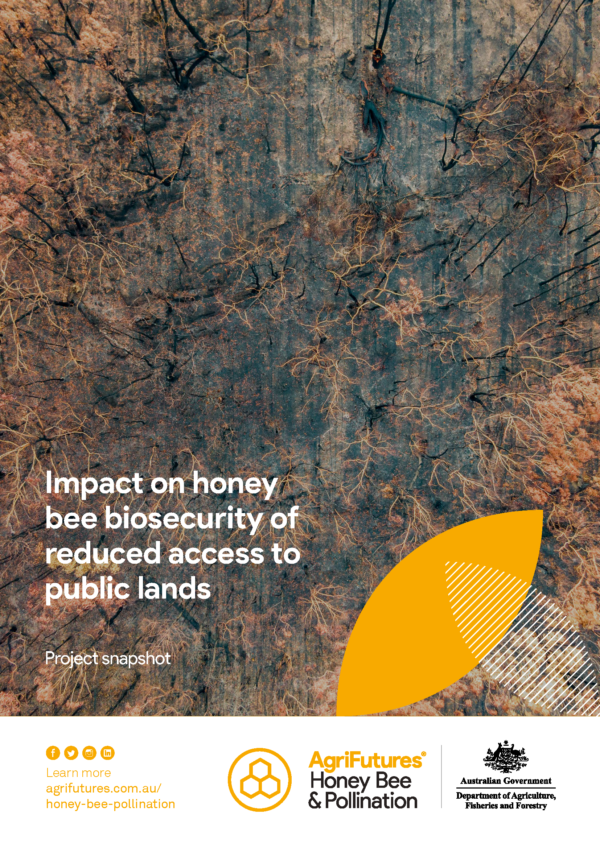 Project snapshot: Impact on honey bee biosecurity of reduced access to ...