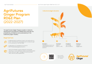 Industry blueprint: Ginger | AgriFutures Australia