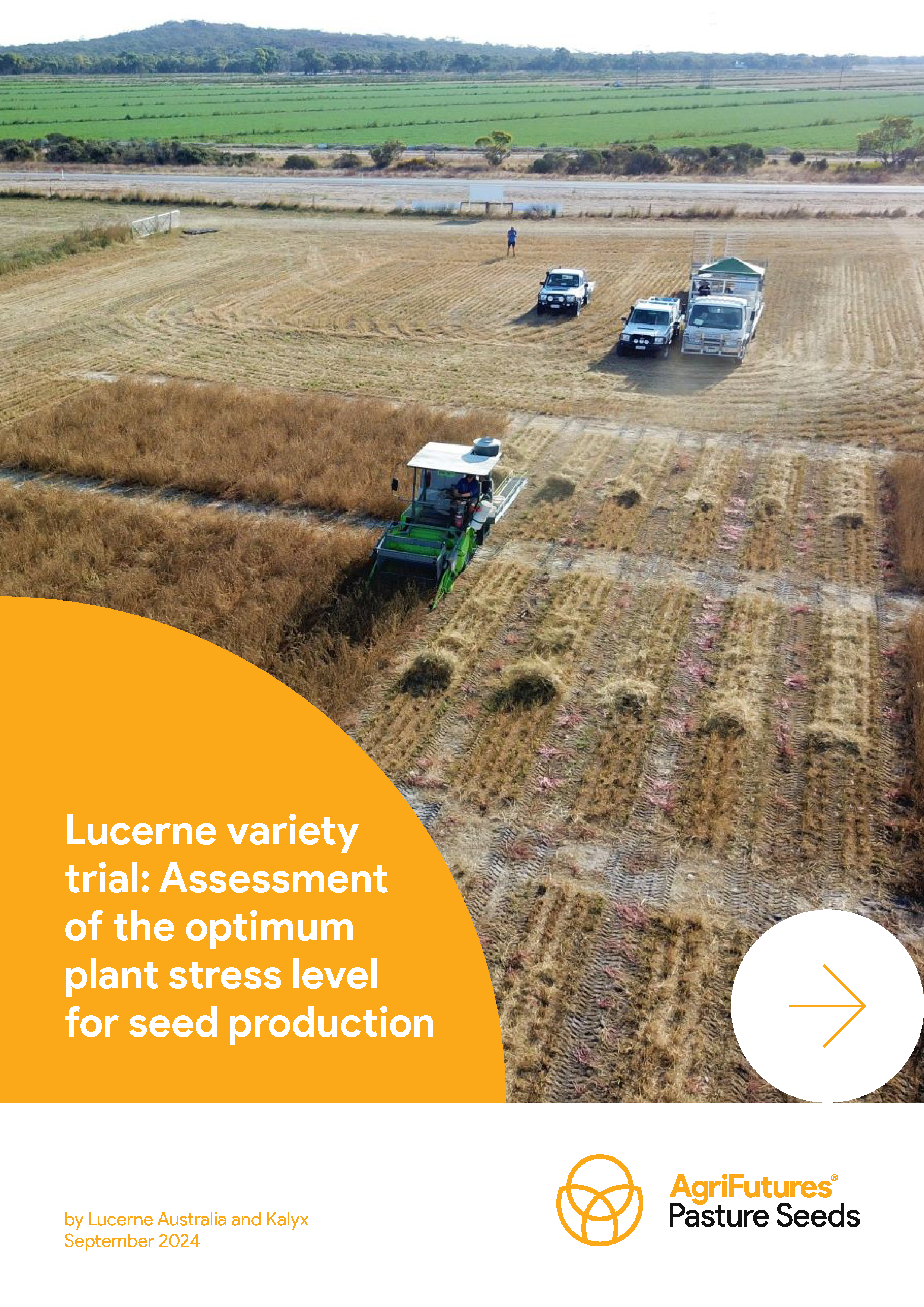 Lucerne variety trial: Assessment of the optimum plant stress level for ...